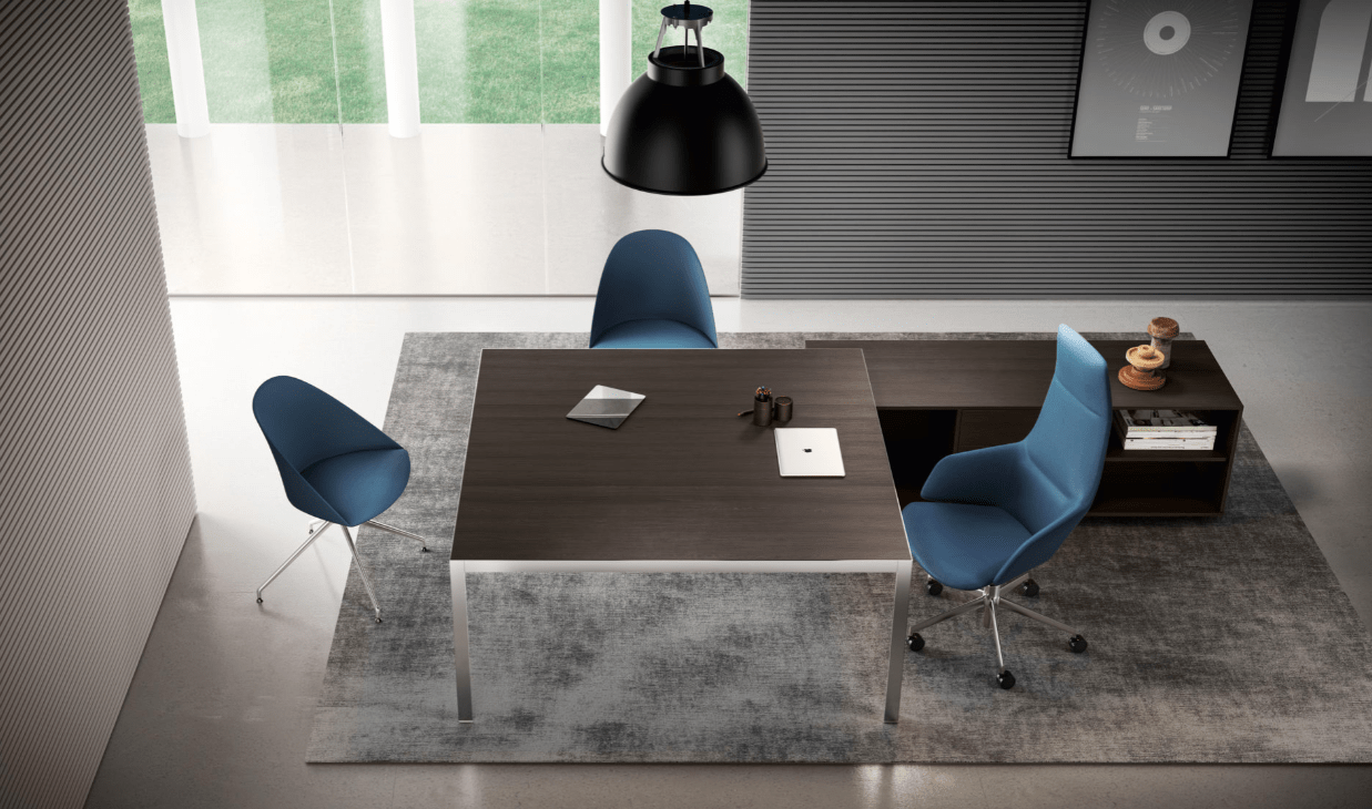 Hype Meeting Desk w Storage - de Valier